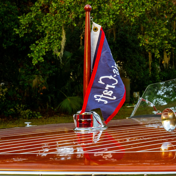 Vintage Chris-Craft Grommet Pennant Flag | 16"x10" | Authentic Chris ...